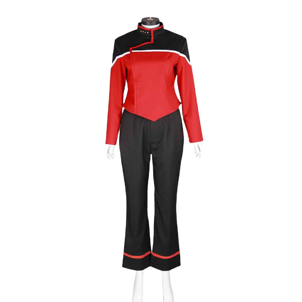 TrekCosplay Lower Decks Captain Red Cosplay Halloween Costumes Party ...