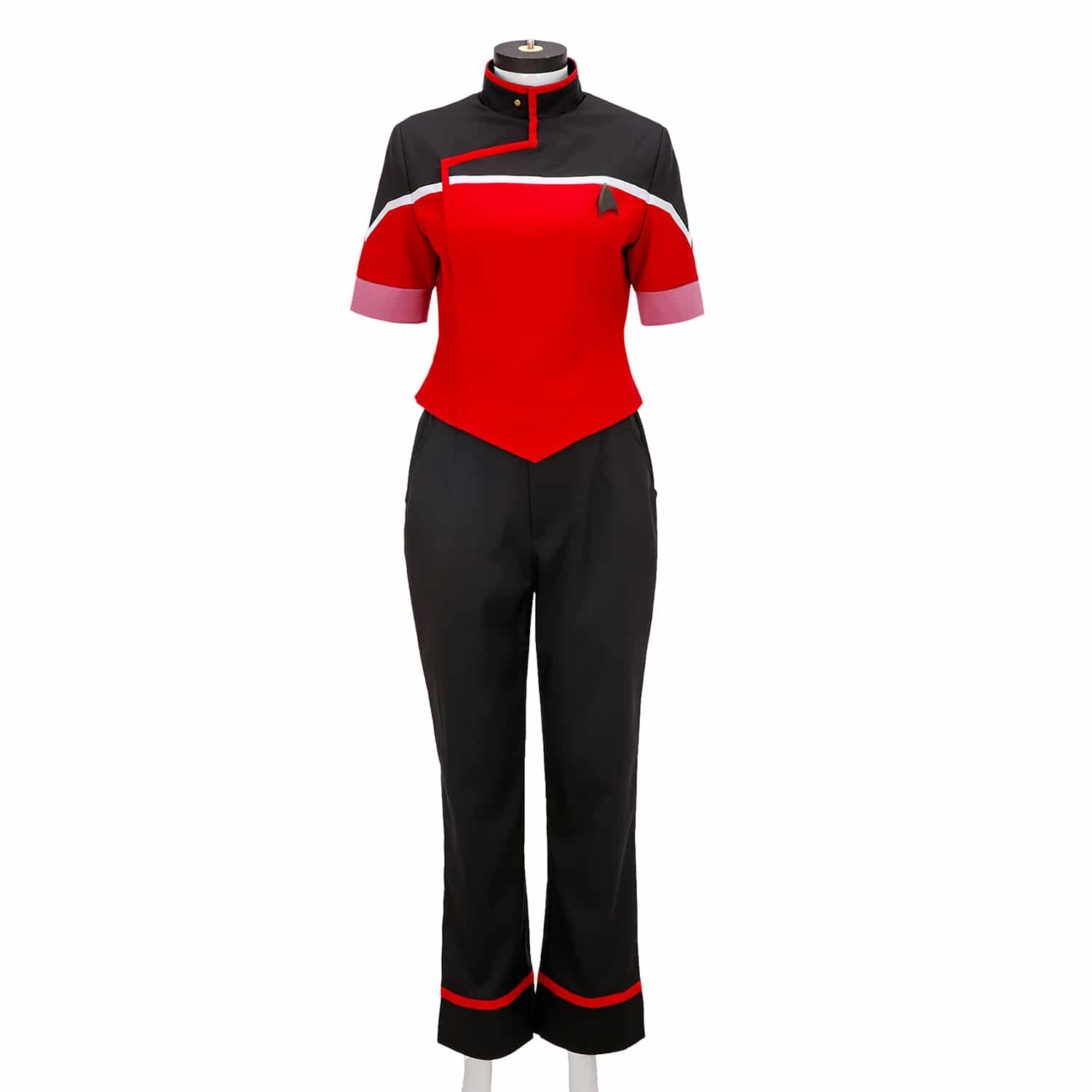 TrekCosplay Lower Decks Red Uniform Cosplay Costume Halloween Party ...