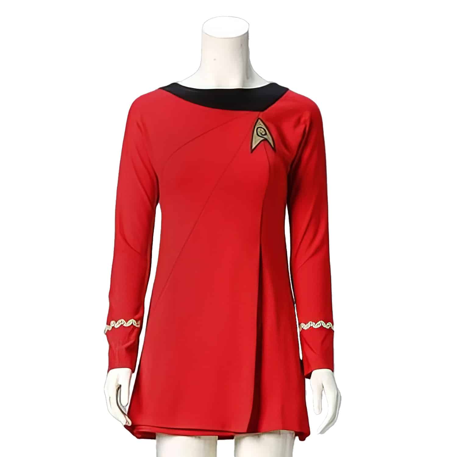 TrekCosplay TOS Female Uniform Red Dress Cosplay Halloween Costumes ...